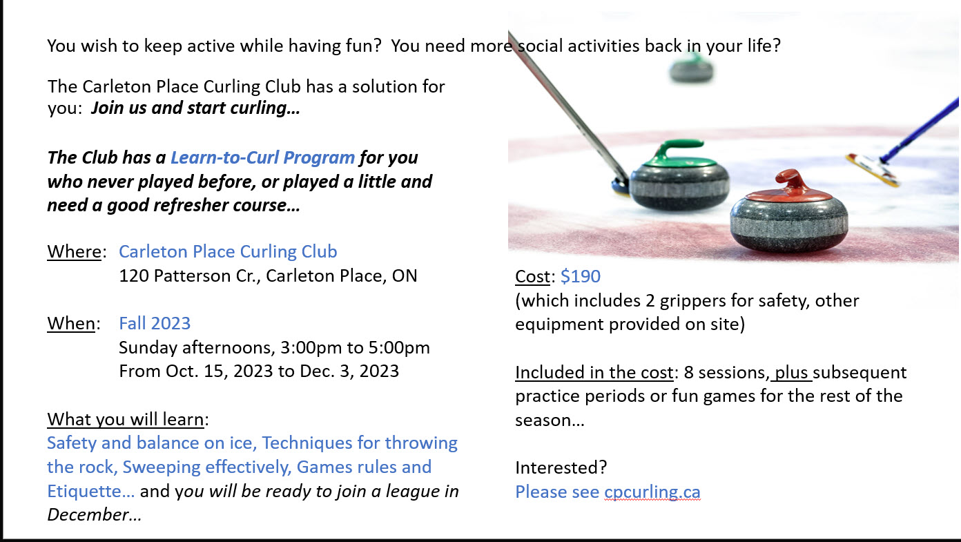Carleton Place Curling Club - Home